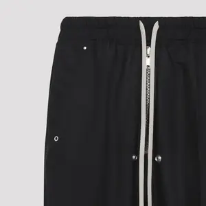 Rick Owens Drawstring Pants With Rivet Details - Black