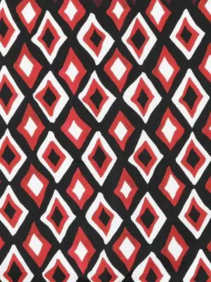 LANVIN Diamond-pattern Silk Scarf