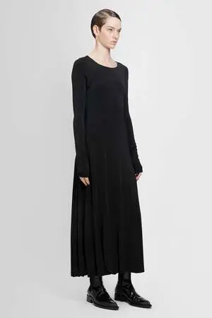JIL SANDER Open Back Knotted Midi Dress