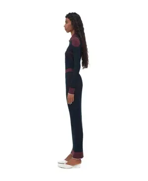 Bottega Veneta Ribbed Knit Maxi Dress