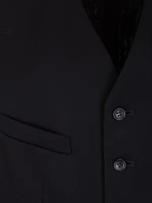Comme Des Garçons Single Breasted Vest