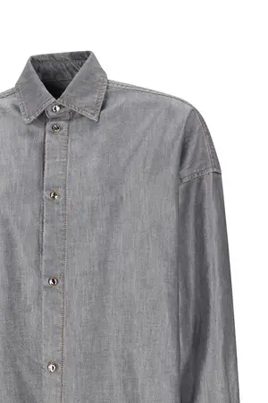 DARKPARK Carla Lurex Denim Oversized Shirt
