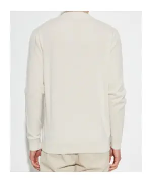 Eleventy V-neck Sweater With Ribbed Details - Cream