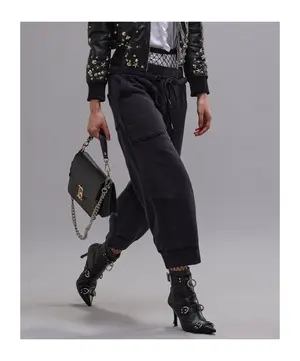 R13 Cropped Drawstring Joggers