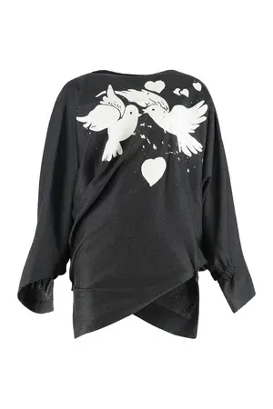 VIVIENNE WESTWOOD Long Sleeve Graphic Print T-shirt