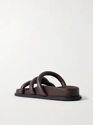 ST. AGNI Leather Slides