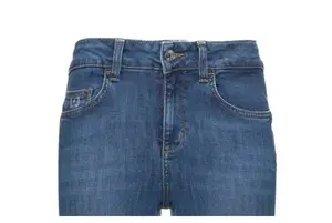Liu Jo Long Denim Jacket With Belt Loops