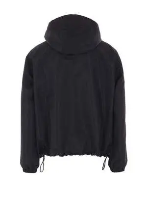 Givenchy Zip-up Hooded Coat - Black