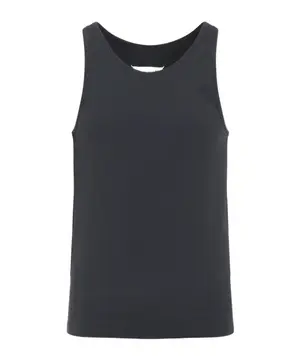 MAISON MARGIELA Sleeveless Crewneck Top - Charcoal