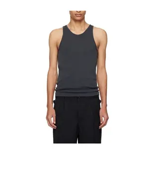 MAISON MARGIELA Sleeveless Crewneck Top - Charcoal
