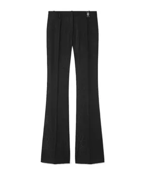 Versace Pattern-printed Creased Trousers