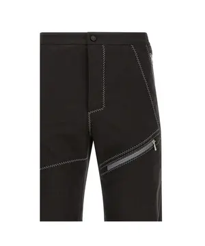KIKO KOSTADINOV Fosco Zigzag Stitch Straight Leg Trousers