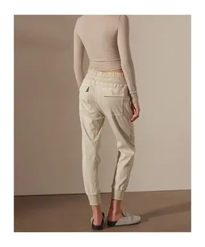 JAMES PERSE Ribbed Cuff Drawstring Trousers