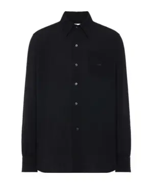 MAISON MARGIELA Virgin Wool Long-sleeved Shirt