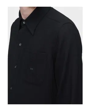 MAISON MARGIELA Virgin Wool Long-sleeved Shirt