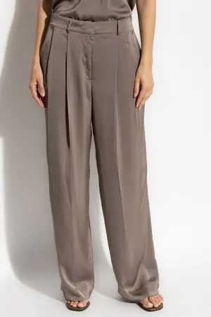 Michael Kors Pleated Trousers - Gray