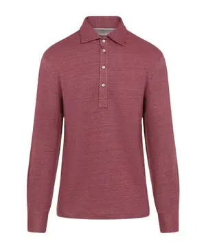 Brunello Cucinelli Long-sleeved Polo Shirt