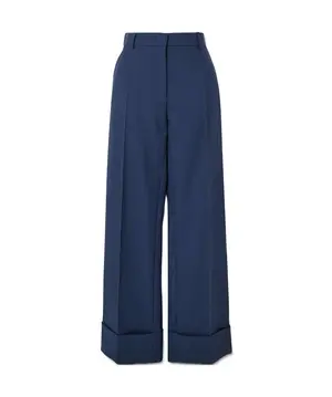 Valentino Garavani Belt-loop Wide-leg Trousers