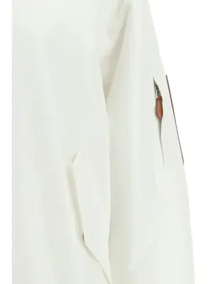 Loro Piana Zip-up Casual Jacket With Leather Trim