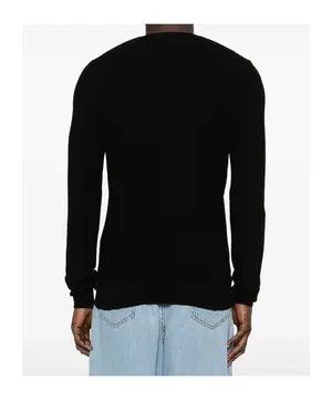 Dries Van Noten Long-sleeved Button-down Knit Sweater