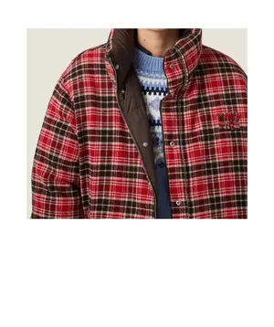 Miu Miu Zip-up Reversible Down Jacket With Stand Collar - Red/ebony