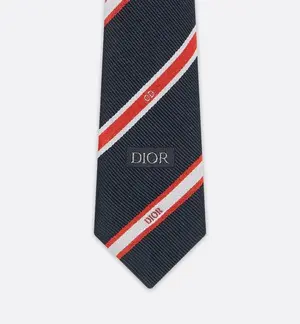 Dior Club Silk Jacquard Tie
