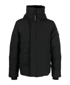 Canada Goose Macmillan Hooded Down Puffer Coat - Black
