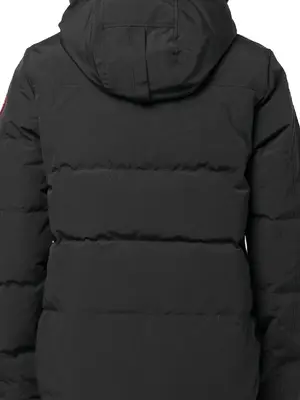Canada Goose Macmillan Hooded Down Puffer Coat - Black