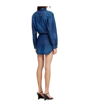 DIESEL® Belted Tie-front Denim Jacket