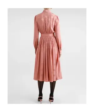 Dolce & Gabbana Dg Logo Jacquard Shirt Dress