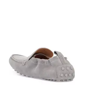 TOD'S Gommino Driving Loafers - Gray