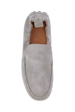 TOD'S Gommino Driving Loafers - Gray