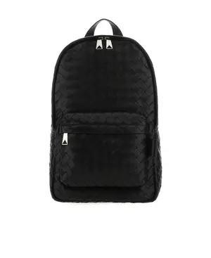 Bottega Veneta Small Intrecciato Backpack - Black