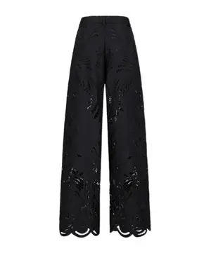Giuseppe Di Morabito Scalloped-hem Lace Trousers