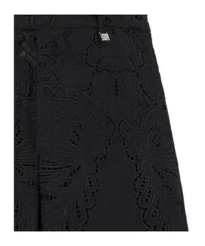 Giuseppe Di Morabito Scalloped-hem Lace Trousers
