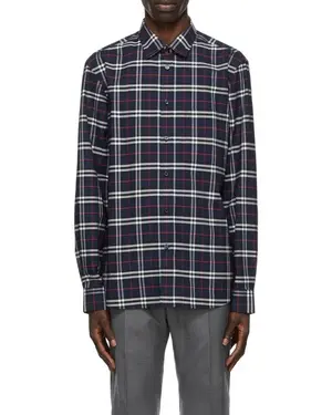 Burberry Checked Slim-fit Shirt