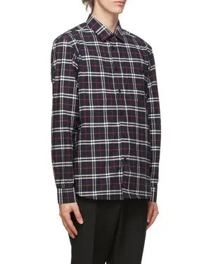 Burberry Checked Slim-fit Shirt