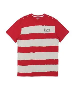 EA7 Logo Printed T-shirt With Round Neck