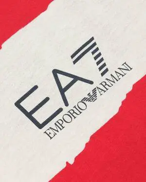 EA7 Logo Printed T-shirt With Round Neck
