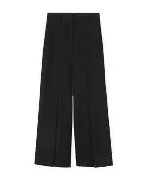 Burberry Tailored Trousers With Slit Detail