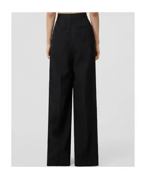 Burberry Tailored Trousers With Slit Detail