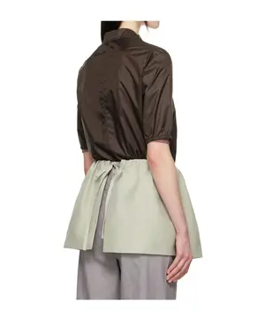 AMOMENTO Half-zip Polo Shirt