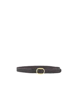 TOM FORD Woven Leather Belt - Brown