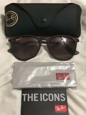 Ray-ban Erika Classic Oval Frame Sunglasses - Green