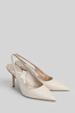 JIMMY CHOO Pointed-toe High-heeled Sandals - Gold