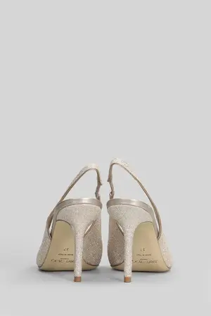 JIMMY CHOO Pointed-toe High-heeled Sandals - Gold