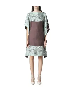 Valentino Garavani Chain 1967 Foulard Printed Dress