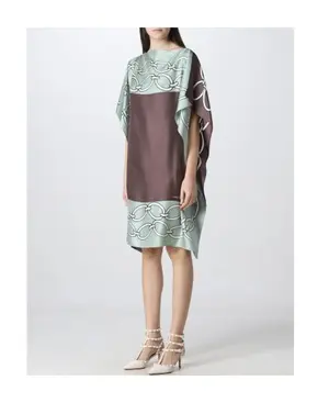 Valentino Garavani Chain 1967 Foulard Printed Dress