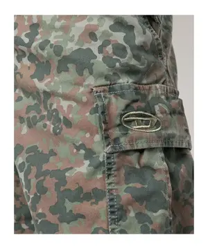 DIESEL® Camouflage Cargo Shorts