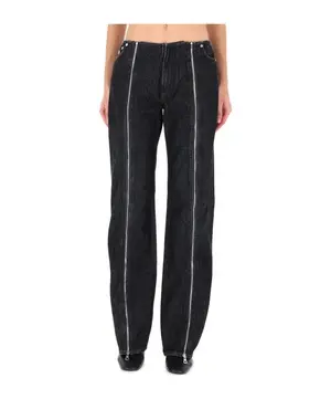 JEAN PAUL GAULTIER Zipped Jeans - Black